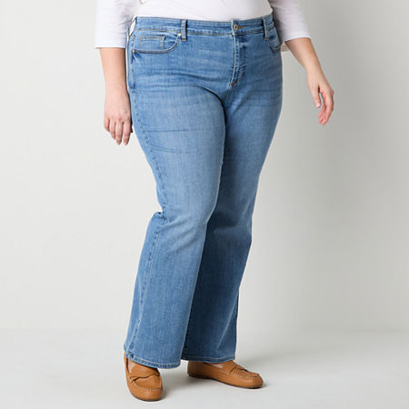 Click here for St. Johns Bay Secretly Slender Womens Mid Rise Boo... prices