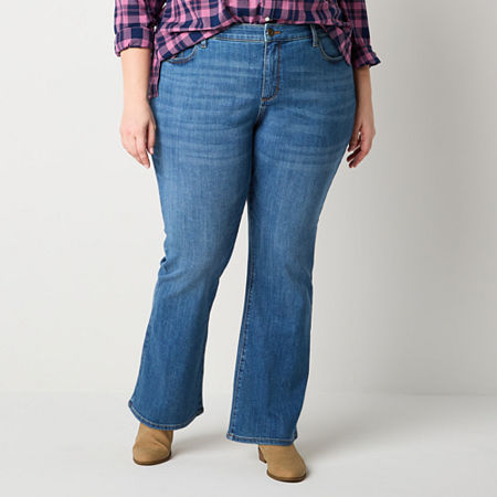 Click here for St. Johns Bay Secretly Slender Womens Mid Rise Boo... prices