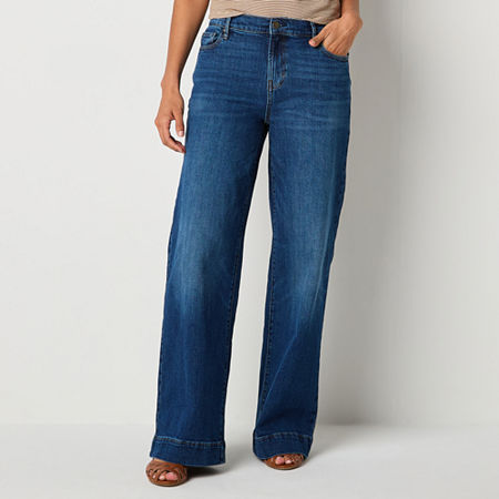 Click here for a.n.a Womens Low Rise Wide Leg Baggy Jean  2  Blue prices