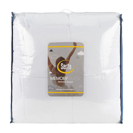 Click here for Serta Memory Flex Mattress Toppers  One Size  Whit... prices