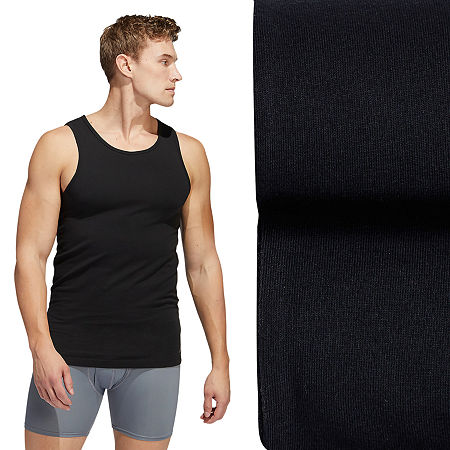 Click here for adidas Stretch Mens Crew Neck Sleeveless 2 Pack Ta... prices