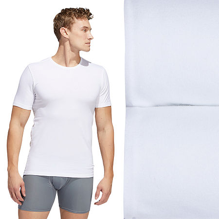 Click here for adidas Stretch Mens 2 Pack Short Sleeve Crew Neck... prices