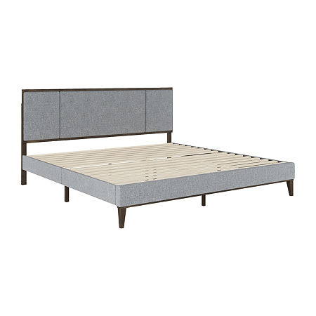 Click here for Martha Stewart Jett Upholstered Platform Bed  One... prices