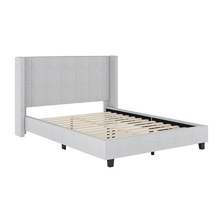 Click here for Martha Stewart Kay Upholstered Platform Bed  One S... prices