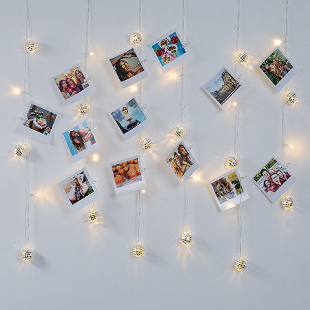 Click here for West & Arrow Disco Ball Curtain String Lights with... prices