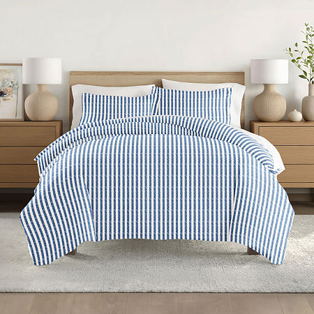 Click here for Soft Essentials Ultra-Soft Classic Stripes Duvet C... prices