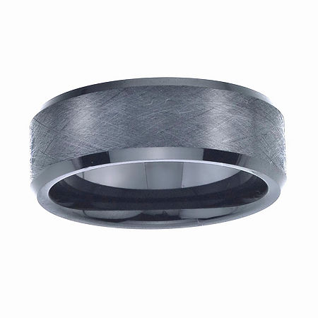 Click here for Mens 8mm Black Ceramic Wedding Band  12 prices