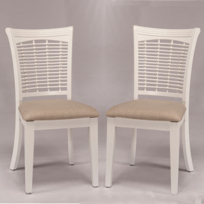 Everwood Set of 2 Dining Chairs-JCPenney, Color: White