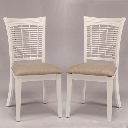 Click here for Everwood Set of 2 Dining Chairs  One Size  White prices