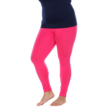 Plus Size White Mark Super Stretch Solid Leggings