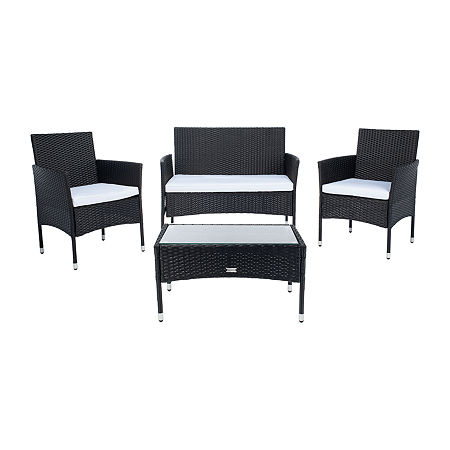 Click here for Abdul 4PC Outdoor Living Set - Black/beige prices