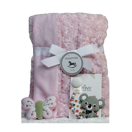 Click here for 3 Stories Trading Baby Girls Blanket  Pacifier Cli... prices