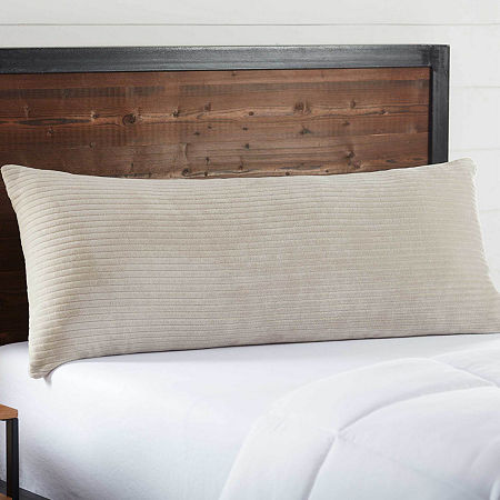 Click here for IZOD Ribbed Body Pillow  One Size  Beige prices