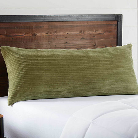 Click here for IZOD Ribbed Body Pillow  One Size  Green prices