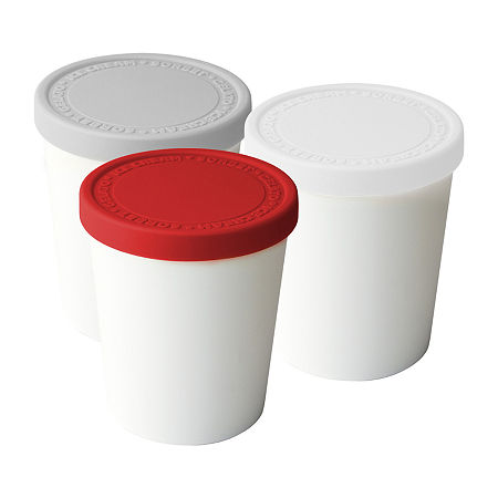 Tovolo Mini Sweet Treats 3-pc. Ice Cream Tub  One Size  Red