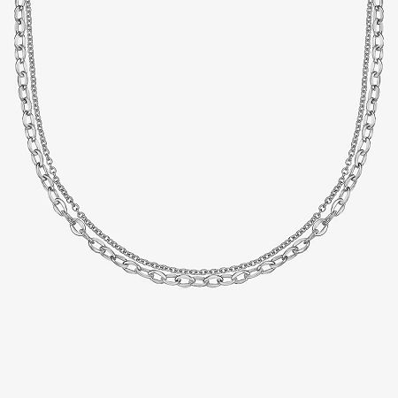 Click here for Mens Stainless Steel 22 Inch Link Chain Necklace... prices