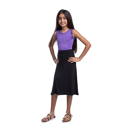 Click here for 24sevenkid Big Kid Girls High Rise Midi A-Line Ski... prices