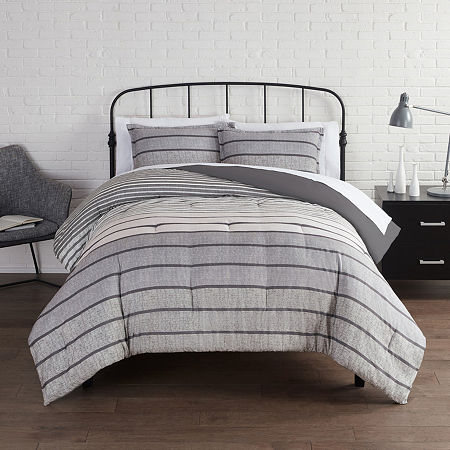 Click here for Serta Billy Midweight Comforter Set  One Size  Gra... prices