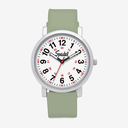 Click here for Speidel Medi Watch Unisex Adult Green Strap Watch... prices