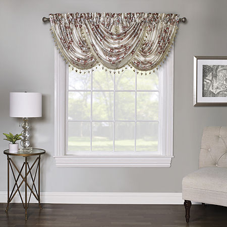 Click here for Regal Home Regency Medallion Rod Pocket Waterfall... prices