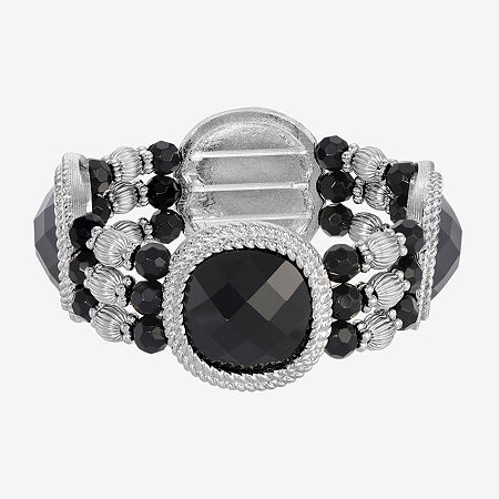 Click here for 1928 Silver-Tone Womens Stretch Bracelet  One Size... prices