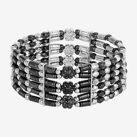 Click here for 1928 Two-Tone Womens Stretch Bracelet  One Size  G... prices