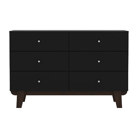 Click here for Kinkaid 6-Drawer Dresser  One Size  Black prices