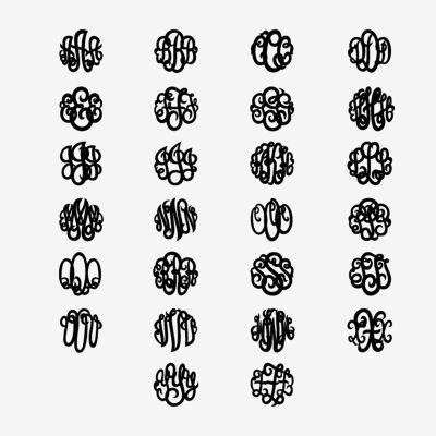 Personalized 18mm Script Monogram Ring-JCPenney