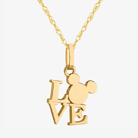 Click here for Disney Classics Girls 14K Gold 15 Inch Pendant Nec... prices
