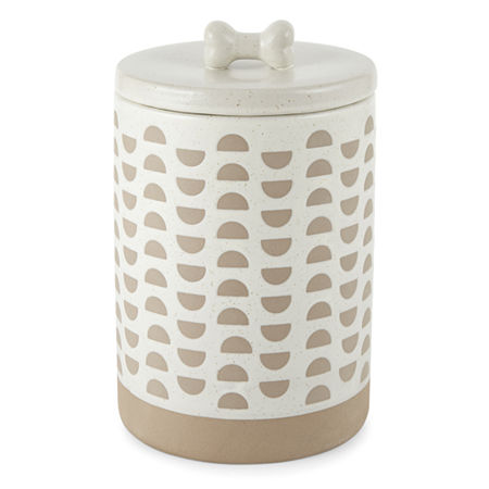 Click here for Paw & Tail Pet Treat Jar  One Size  White prices