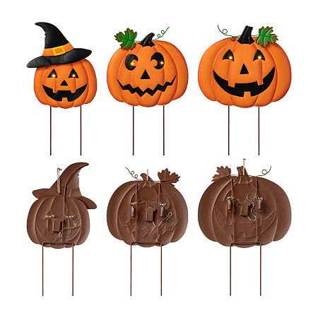 Click here for Glitzhome Set Of 3 Halloween Lighted Holiday Yard... prices