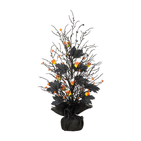 Click here for Glitzhome Lighted Tree Halloween Tabletop Decor  O... prices
