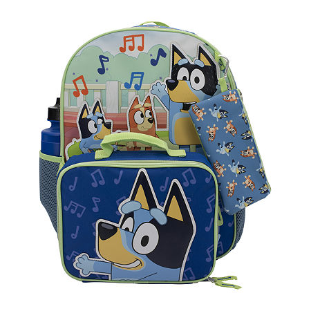 Click here for Licensed 5 Piece Bluey Backpack Set with Matching... prices