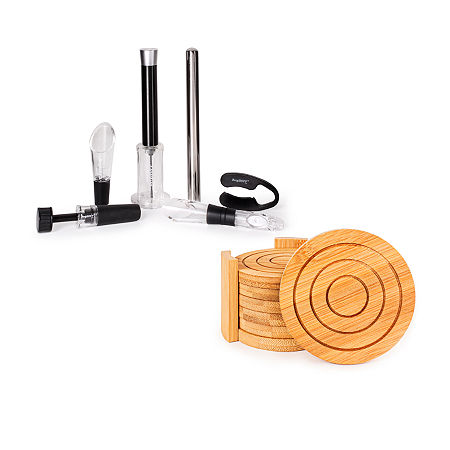 Click here for BergHOFF 12-pc. Wine Set with Coasters and Wine Ae... prices