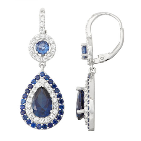 Click here for Lab-Created Sapphire & White Sapphire Sterling Sil... prices