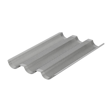 Anolon Advanced Three Channel Nonstick Baguette Tray - Graphite