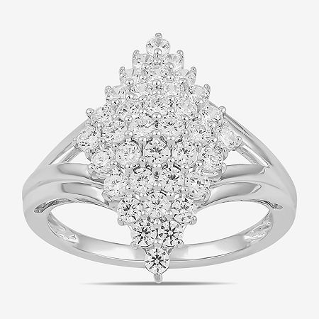 Click here for Womens 1 CT. T.W. Lab Grown White Diamond 10K Whit... prices