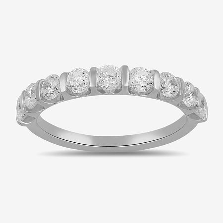 Click here for Womens 1 CT. T.W. Lab Grown White Diamond 10K Whit... prices