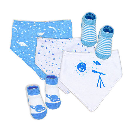 Click here for 3 Stories Trading Company Unisex 5-pc.Bib and Sock... prices