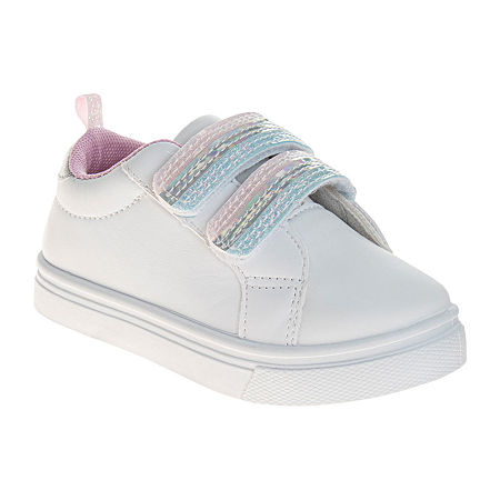 Little Girls Laura Ashley(R) Hook and Loop Fashion Sneakers