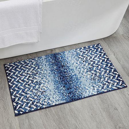 Click here for Better Trends Casablanca Bath Rug  One Size  Blue prices