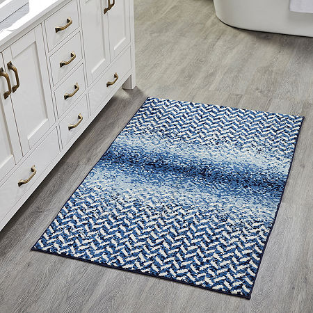 Click here for Better Trends Casablanca Bath Rug  One Size  Blue prices