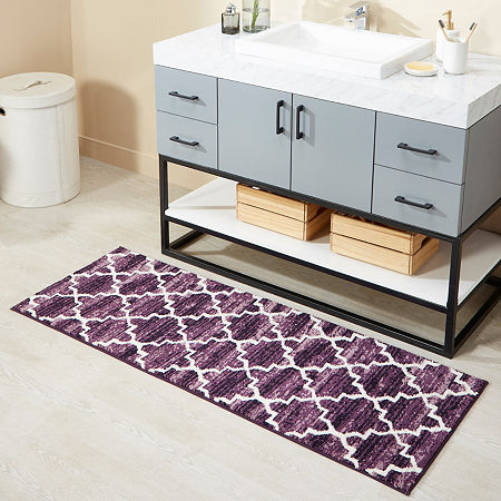 Click here for Better Trends Savio Bath Rug  One Size  Purple prices