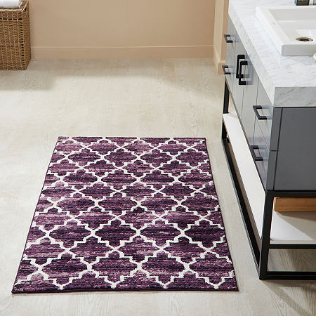 Click here for Better Trends Savio Bath Rug  One Size  Purple prices