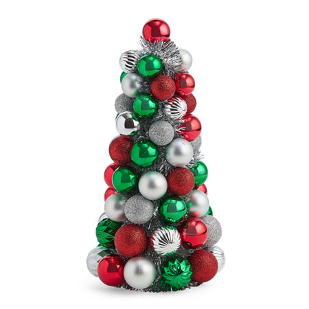 Click here for North Pole Trading Co. Red Green Ornament Tree Sma... prices