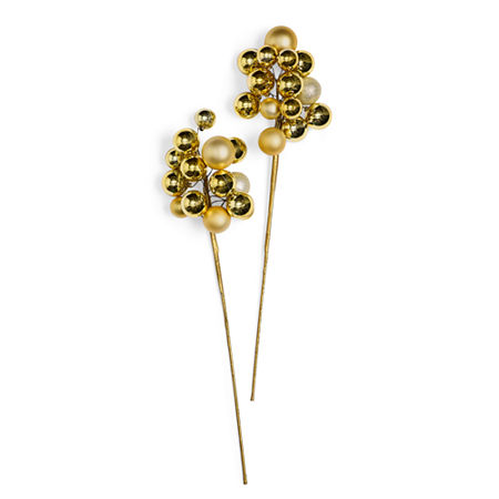 Click here for North Pole Trading Co. Gold Ball Group Set 2-pc. C... prices