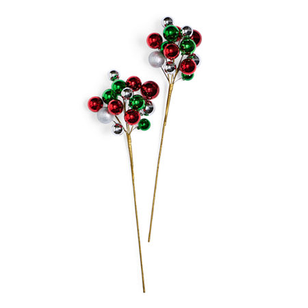 Click here for North Pole Trading Co. Red And Green Ball Group Se... prices