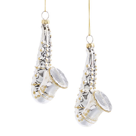 Click here for North Pole Trading Co. Silver Saxaphone Set 2-pc.... prices