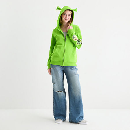 Click here for Shrek Cosplay Full Zip Womens Long Sleeve Embroide... prices