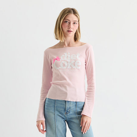 Click here for Diet Coke Womens Boat Neck Long Sleeve Regular Fit... prices
